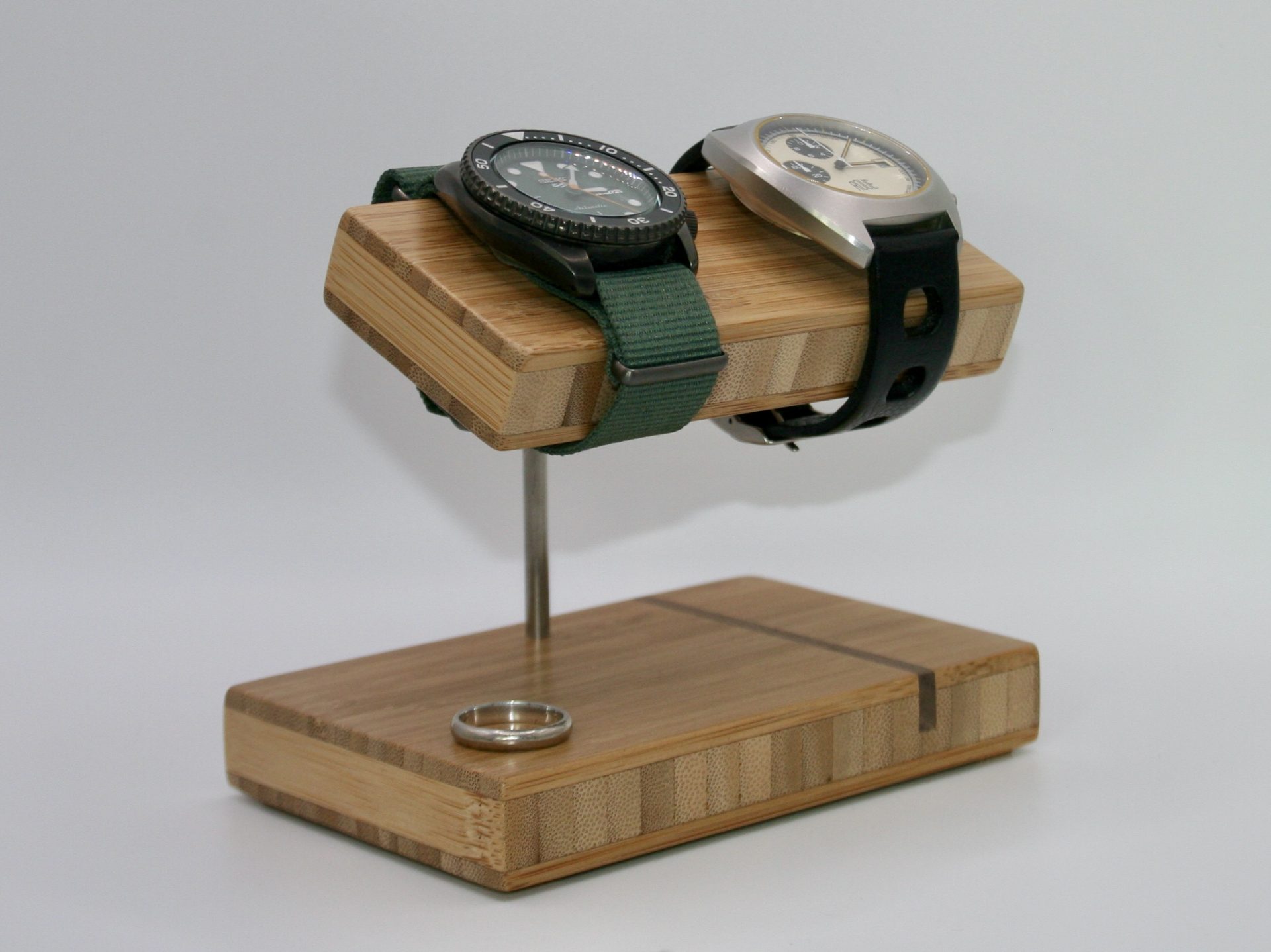 Bamboo Double Watch Stand – Oscar & Digby